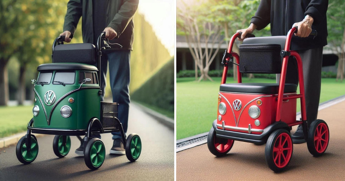 Volkswagen Bus Walkers: Unique And Perfect Icon For Vehicles